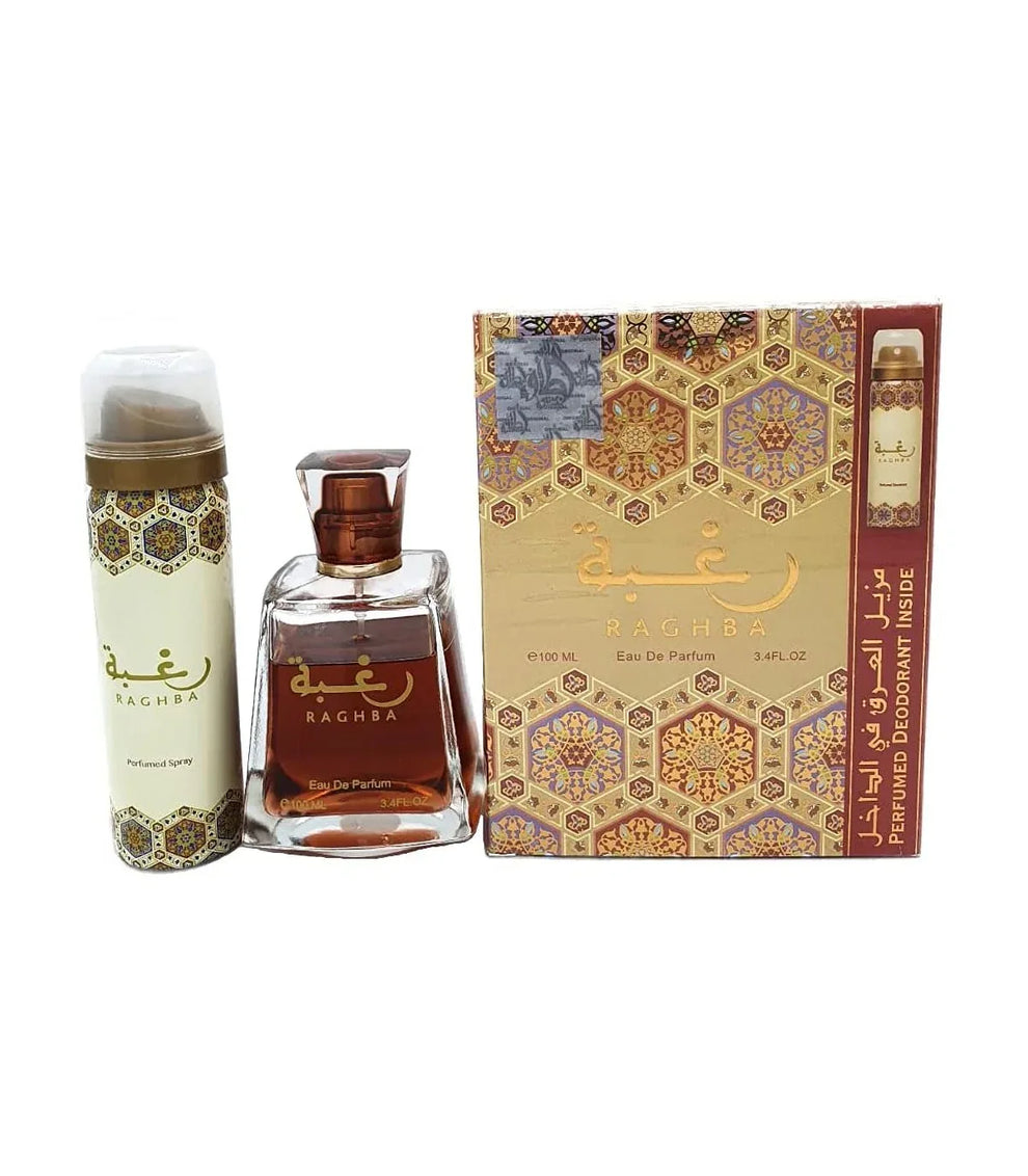 Lattafa Raghba Eau de Parfum 100ml | Sweet Oriental Unisex Arabic Perfume
